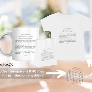 Florence Nightingale Pledge Printable Vintage Nurse Oath Wall Art ...