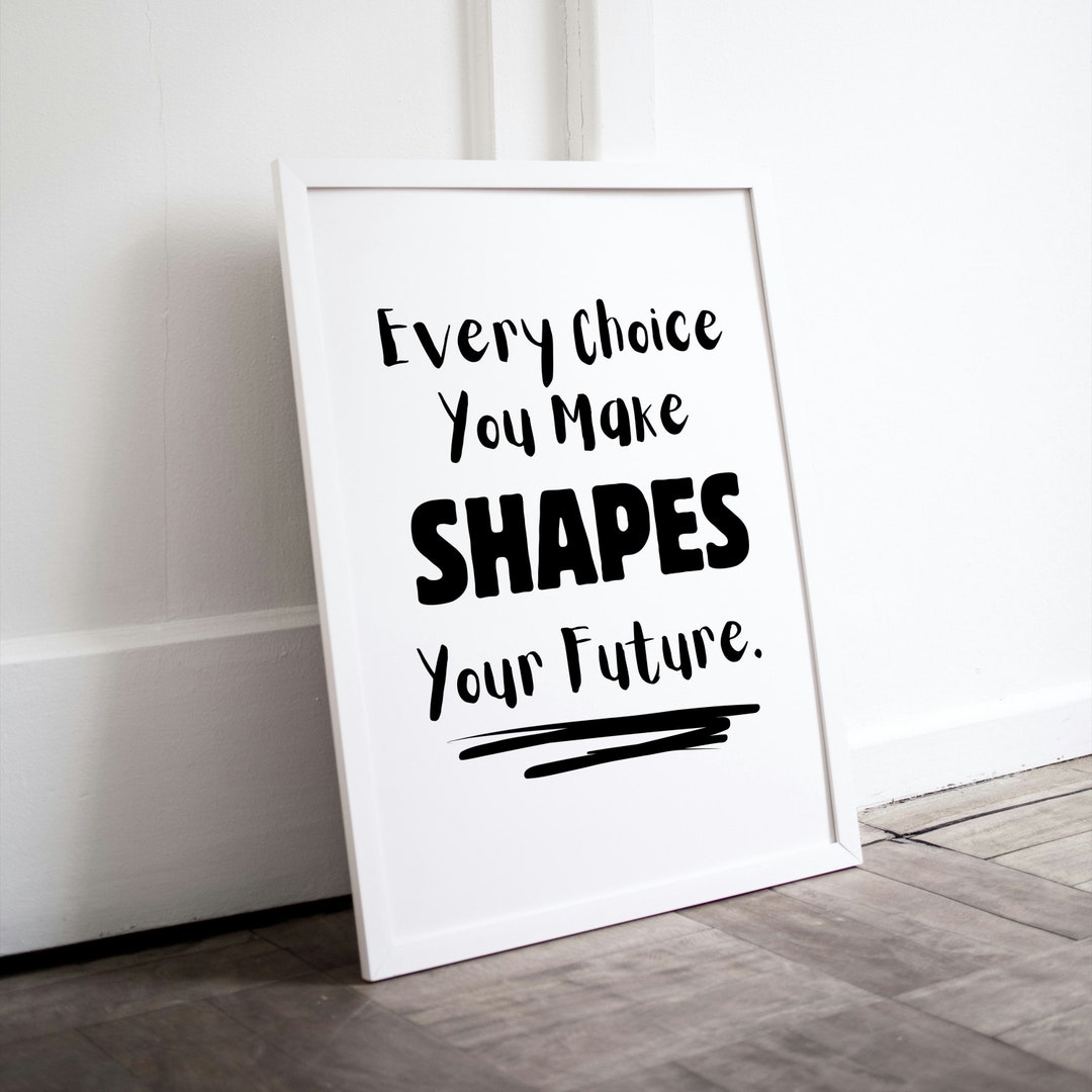 Motivational Posters, Affirmation Wall Paper, Typography as Art ...