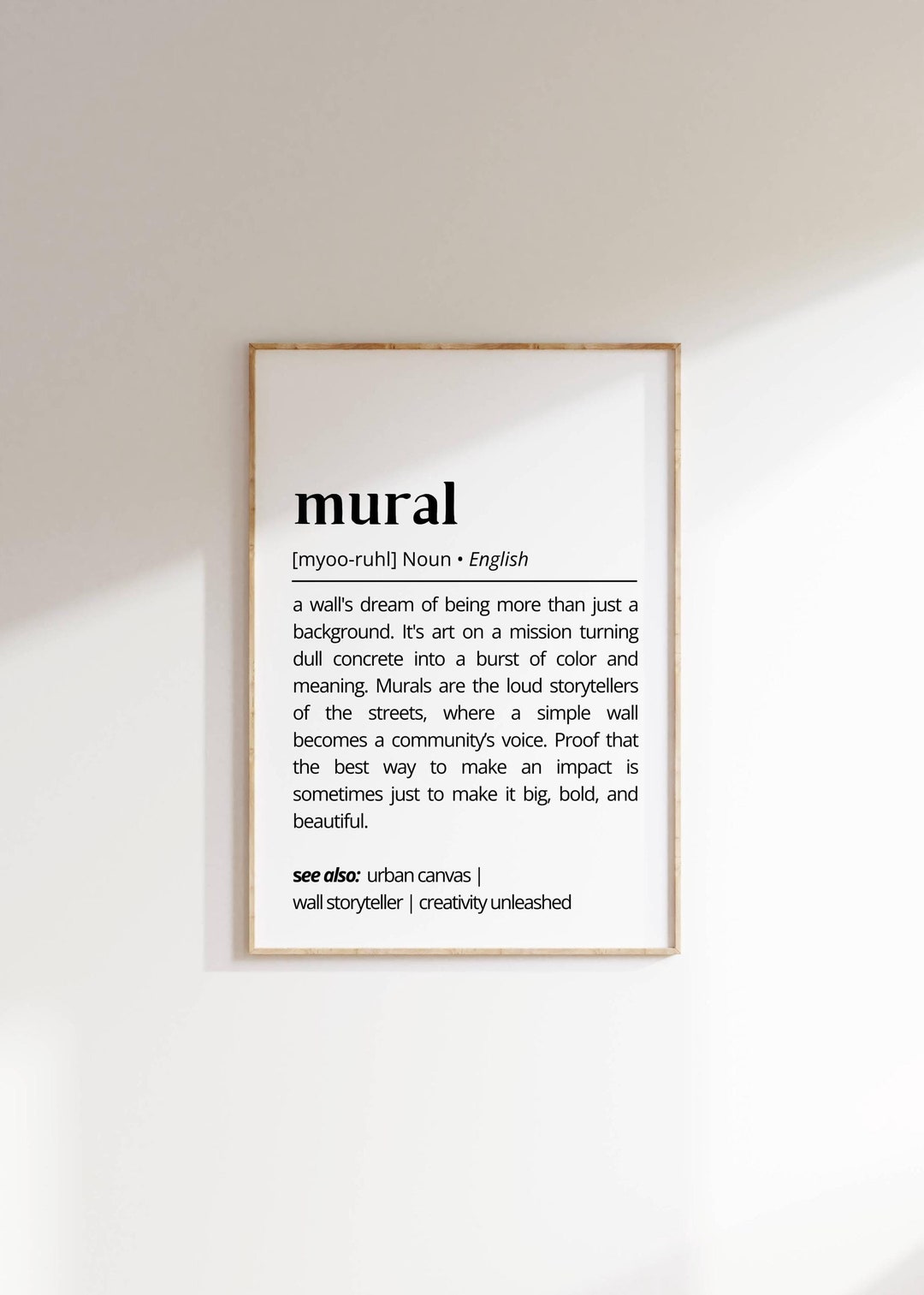 Mural Definition Print: Urban Street Art Inspired Wall Decor (digital ...
