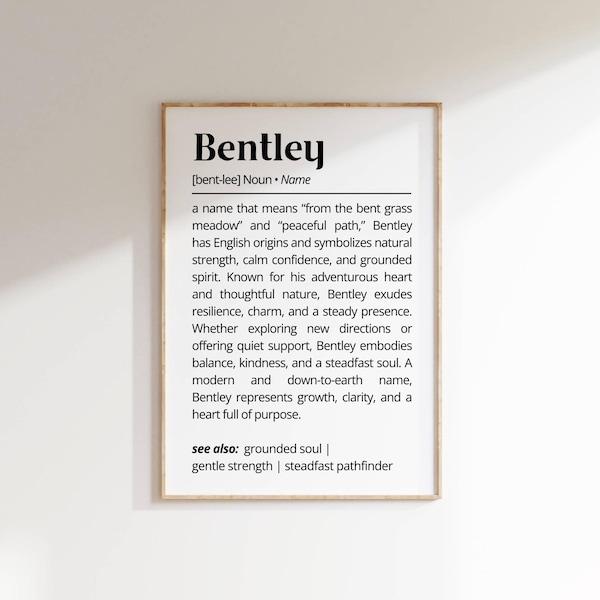 Bentley Sign - Etsy