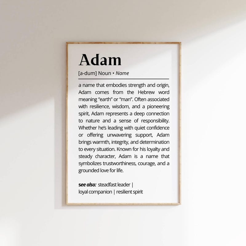 Definition Print - Etsy