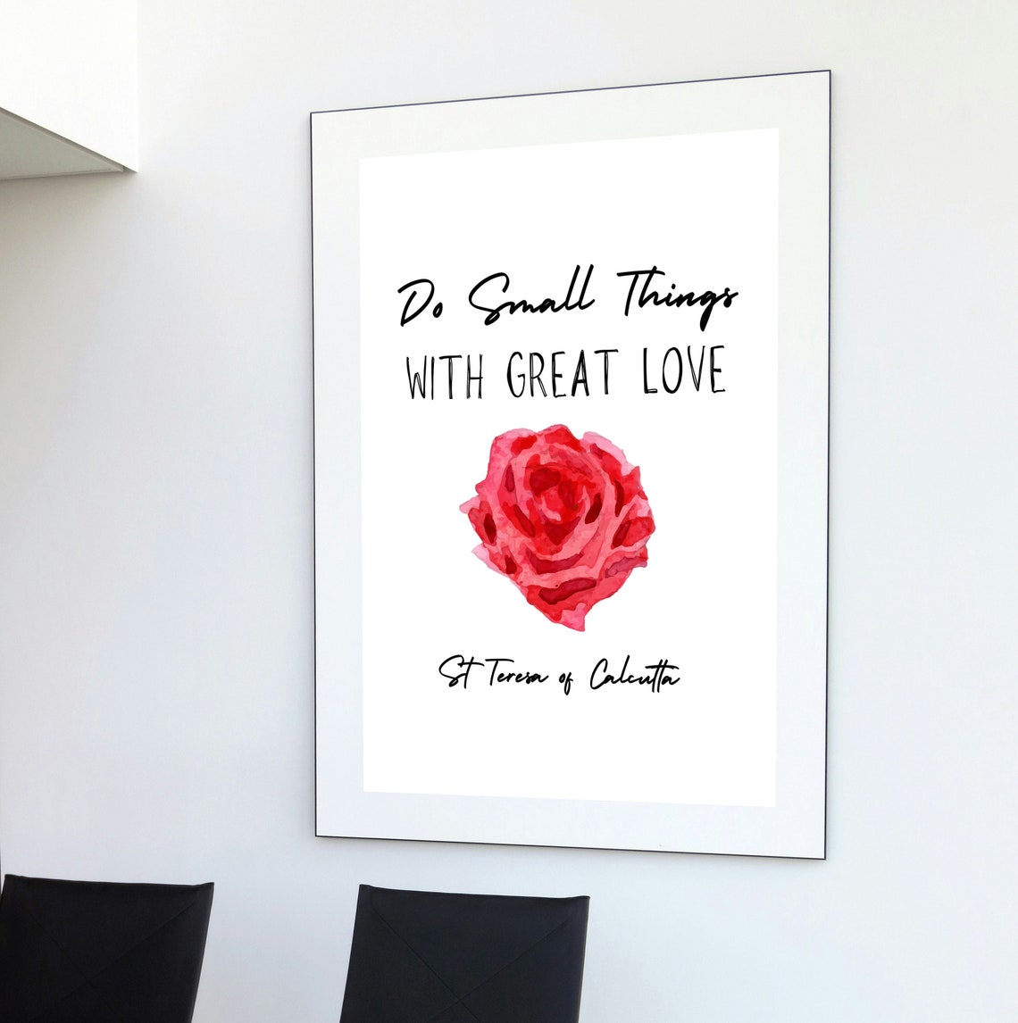 St Teresa of Calcutta, Saint Quotes, Quote Wall Art, Typography as Art ...
