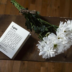 Lynn Name Meaning Print | Personalized Gift | Nursery Wall Art ...