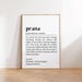 Prana Definition Wall Art Life Force Sanskrit Cosmic Vitality ...