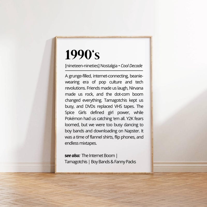 90s Wall Decor - Etsy