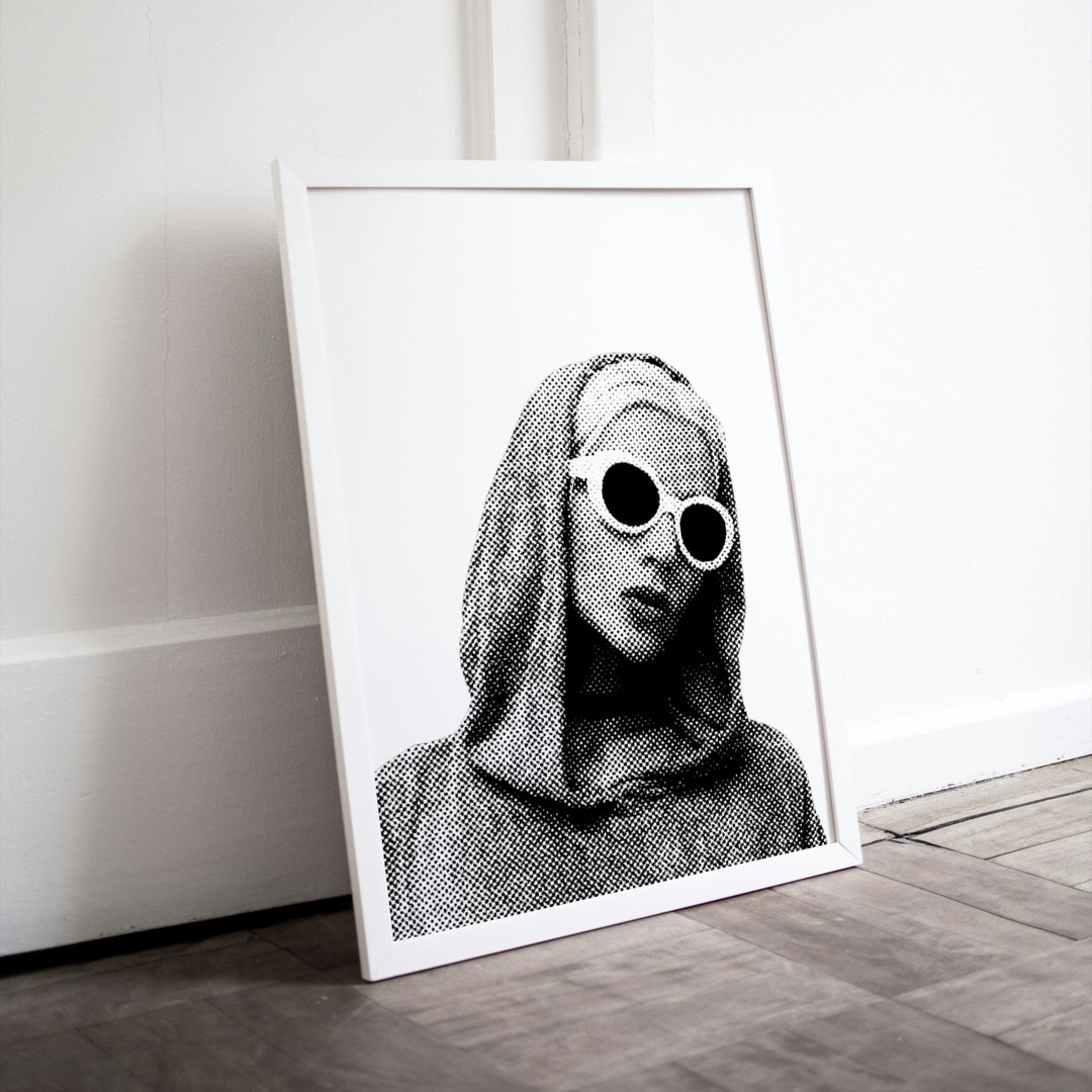 Raster and Retro Styled Poster, Old Print Style Wall Art, Digital ...