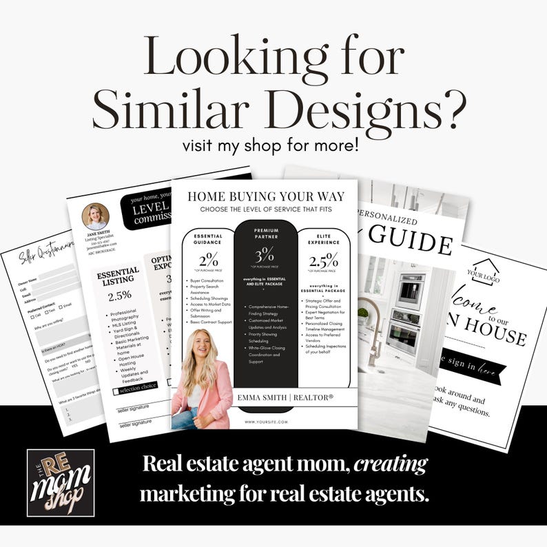 Editable Realtor Introduction Flyer Template, Modern Design (canva) - Etsy