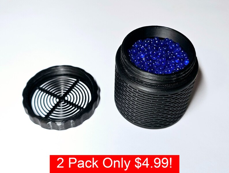 2 Pack Desiccant Silica Gel and Container for Moisture Adsorption ...
