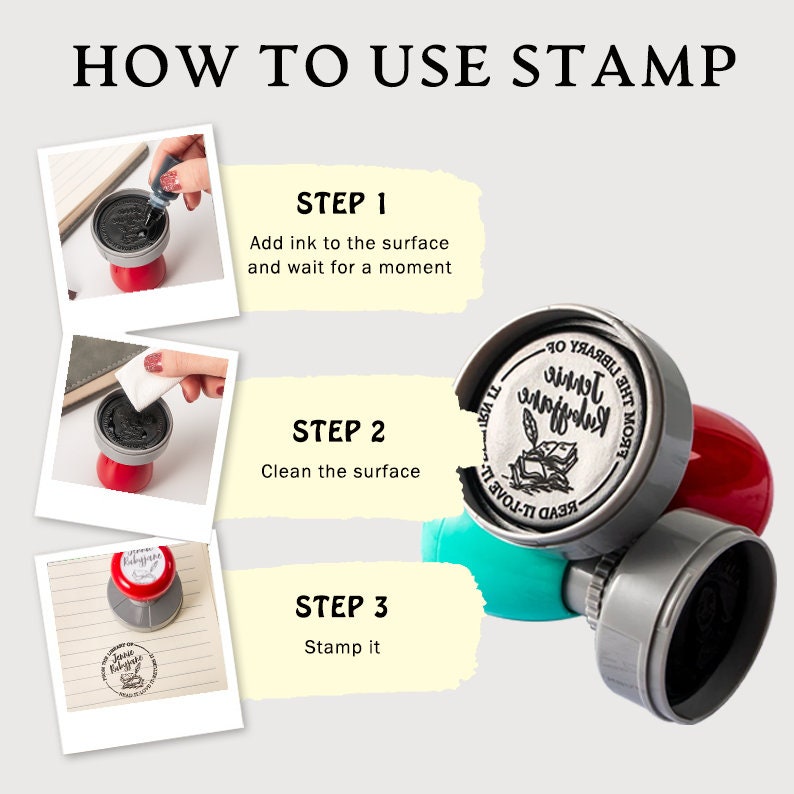 Book Mark as Read Stamp, Book Lover Gift, Library Stamp, Book Gifts ...