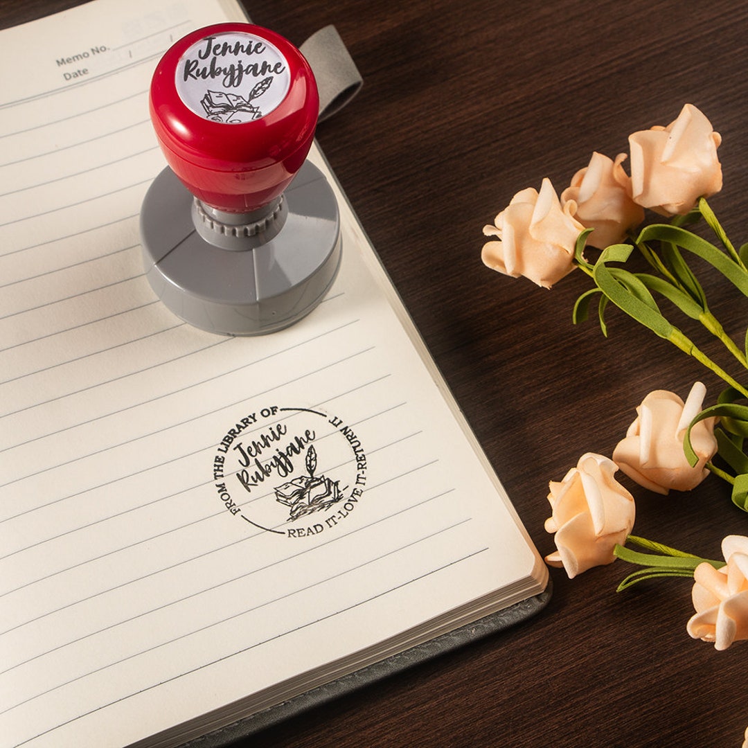 Book Mark as Read Stamp, Book Lover Gift, Library Stamp, Book Gifts ...