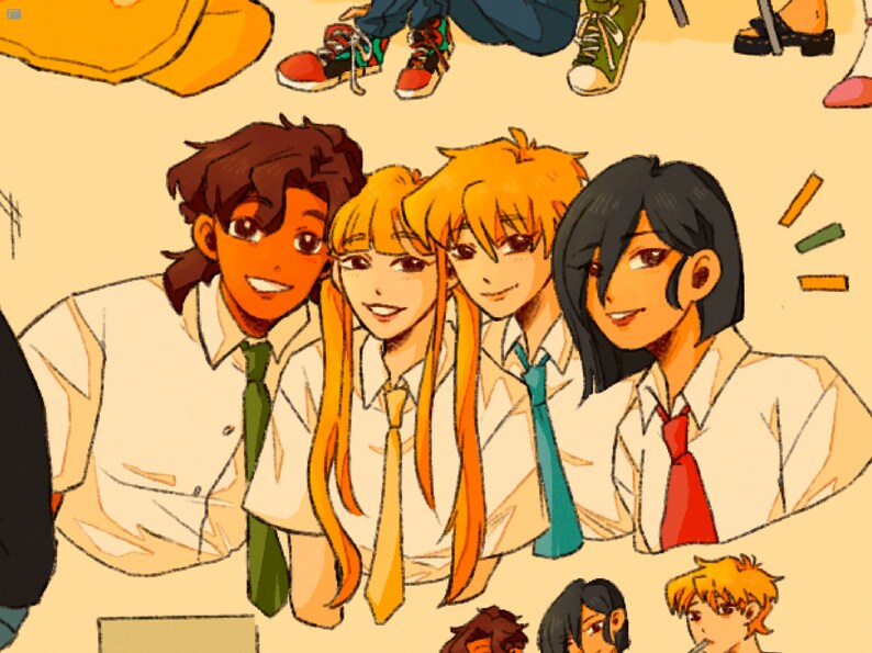 Custom Anime/cartoon OC and Fanart Digital Art Commission - Etsy Australia