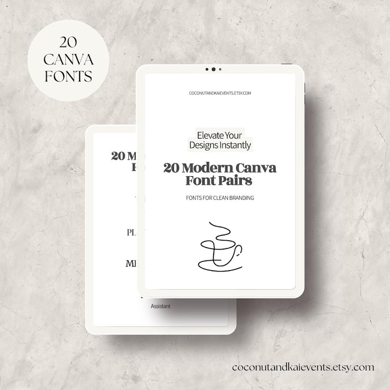 20 Modern Canva Font Pairings | Free Font Combinations, Branding ...