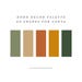 10 Boho Decor Color Palette for Canva, 60 Canva Shades, Color Codes ...