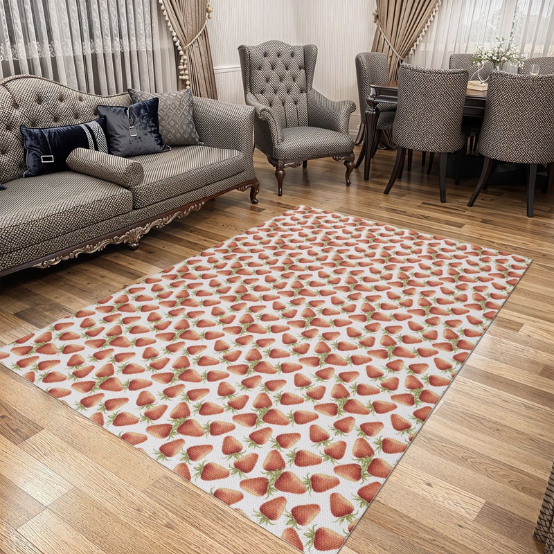 Strawberry Rug - Etsy