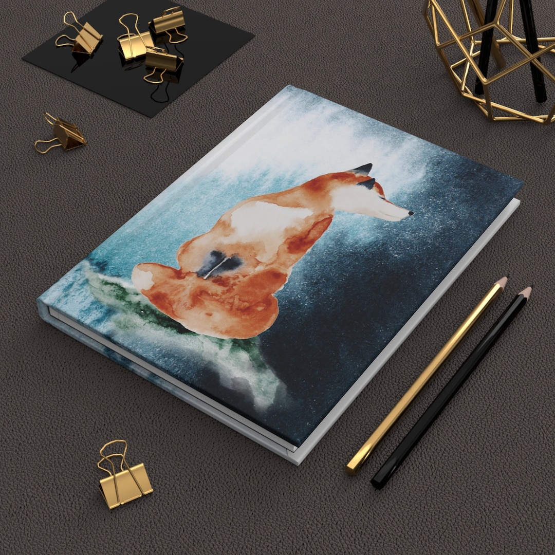 Red Fox Journal - Fox Notebook - Etsy