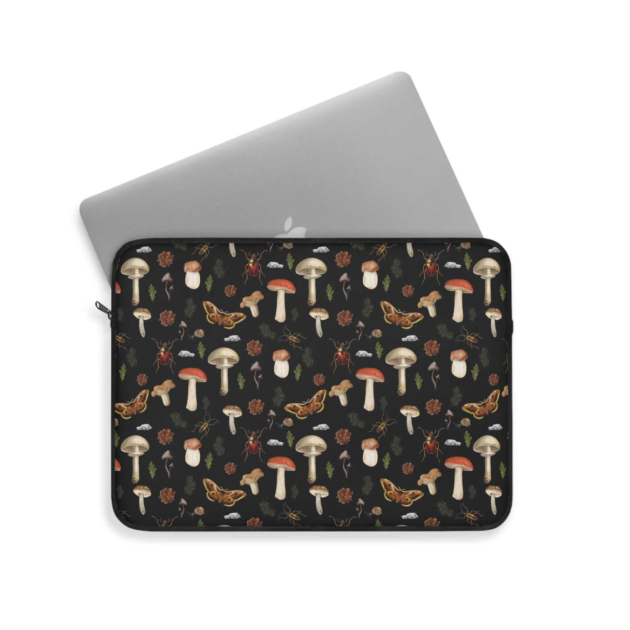 Mushroom Laptop Sleeve 12 Inch, 13 Inch, 15 Inch, Goblincore ...