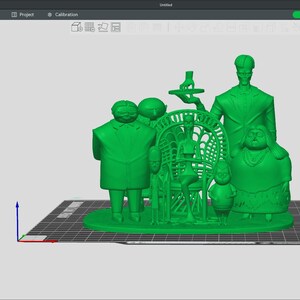 Custom Addams Family 3D Model STL - Quirky Gothic Family Fanart ...