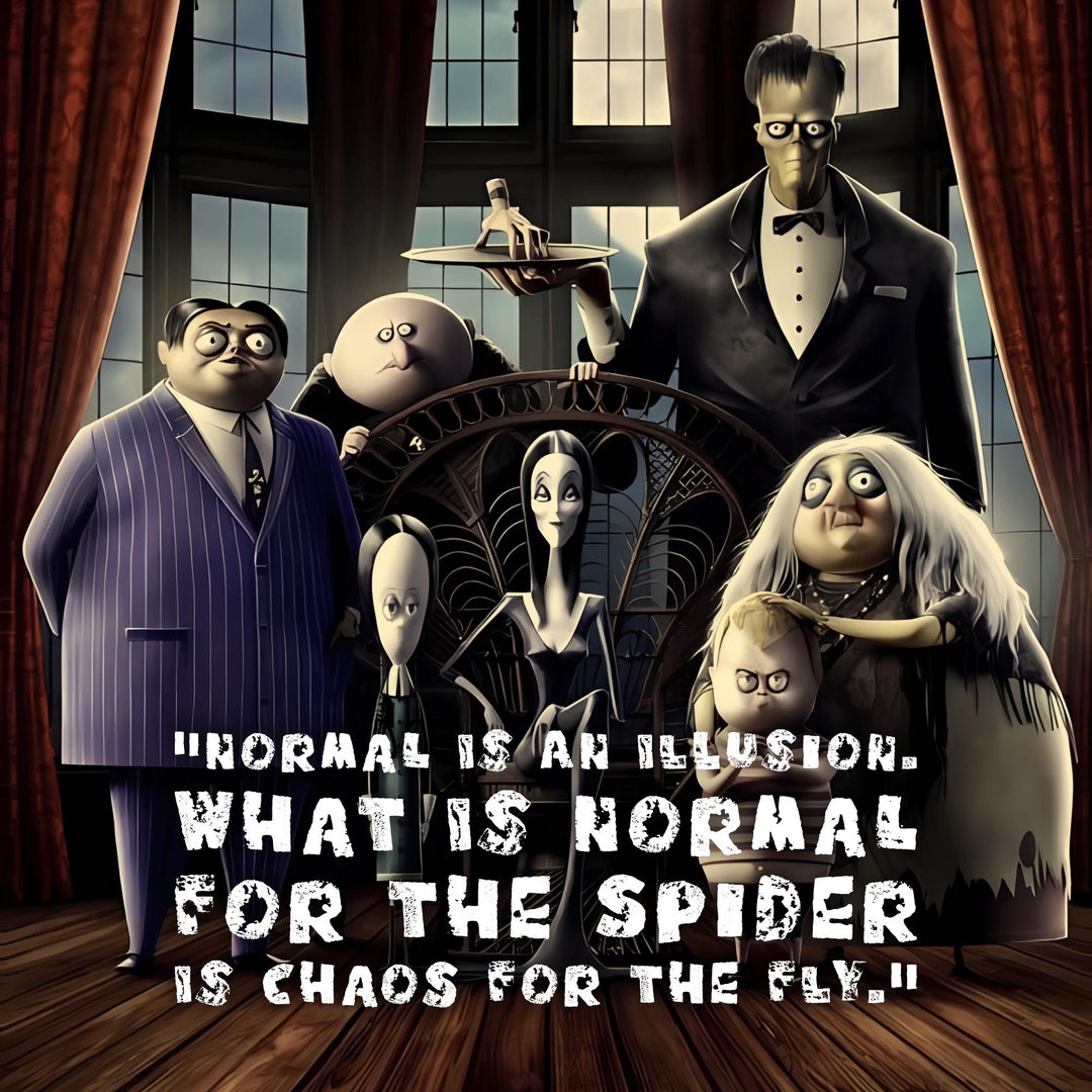 Custom Addams Family 3D Model STL - Quirky Gothic Family Fanart ...