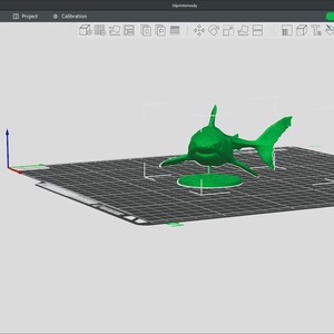 Great White Shark Breaching 3D STL Model – Realistic High-detail Ocean ...