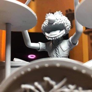 Wild Muppet Drummer 3D STL Model – Fan Art for 3D Printing Enthusiasts ...