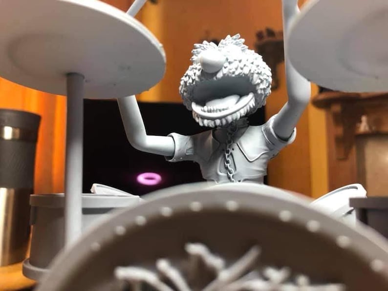 Wild Muppet Drummer 3D STL Model – Fan Art for 3D Printing Enthusiasts ...