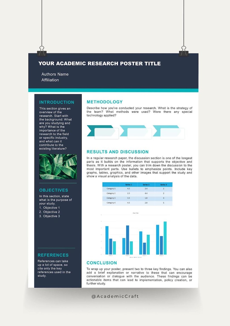 Academic Research Poster Powerpoint Template A0 - Etsy