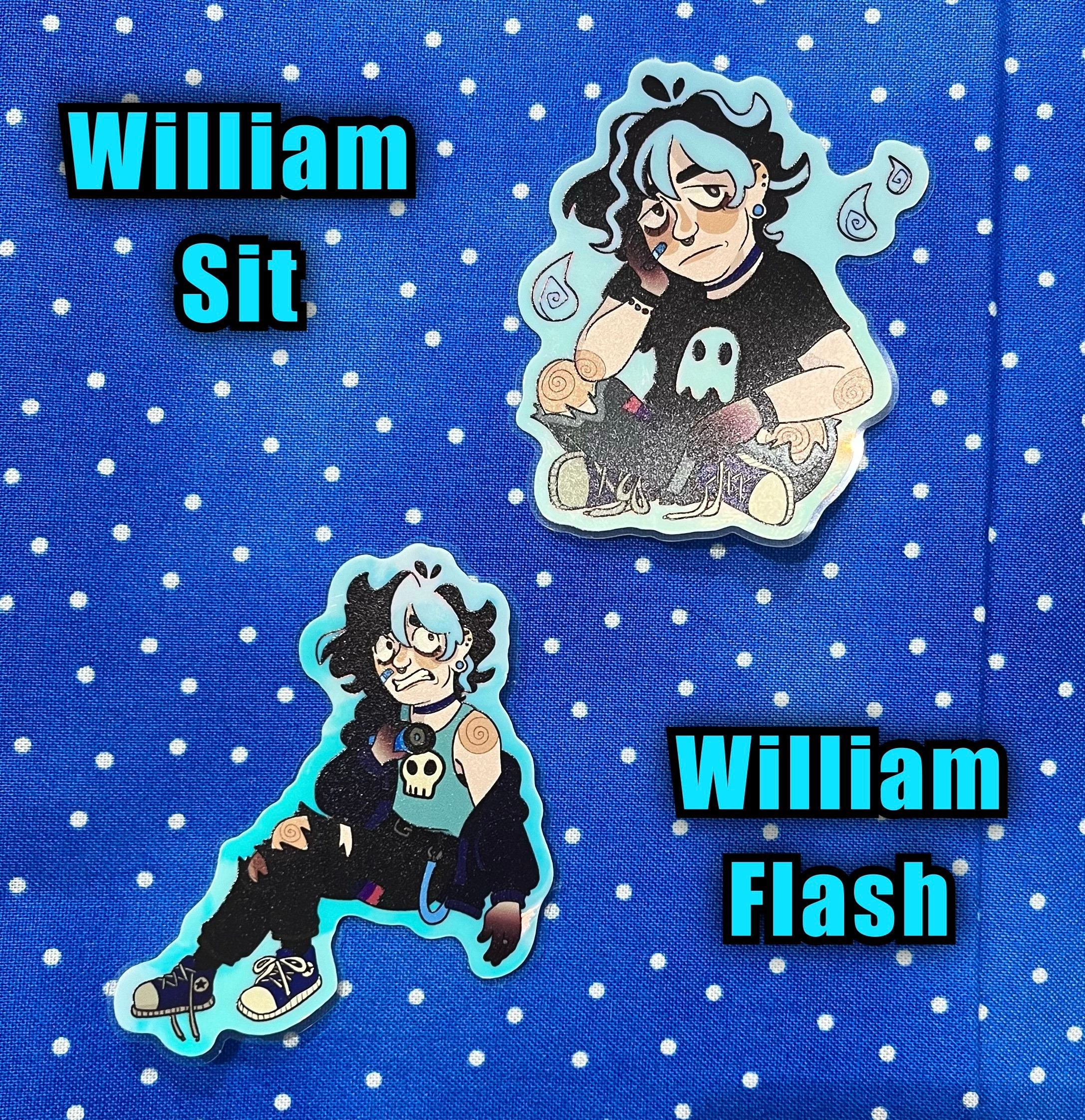 William Wisp | Just Roll With It (JRWI) | Glow-in-the-dark STICKERS ...