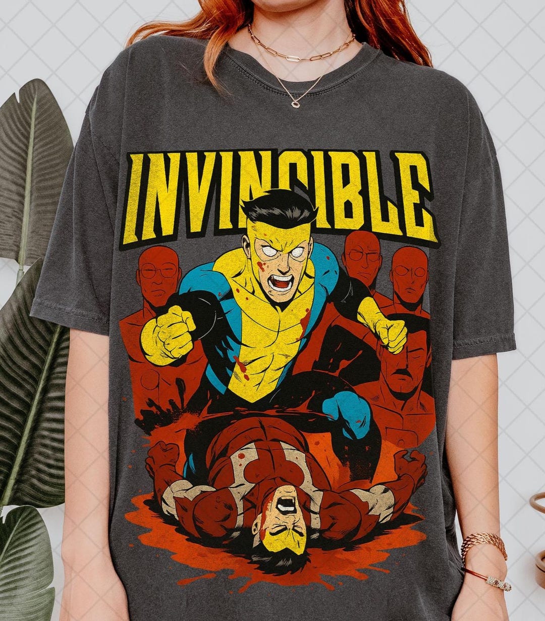 Comfort Colors Limited Invincible Mark Superhero T-shirt, Comic Book ...