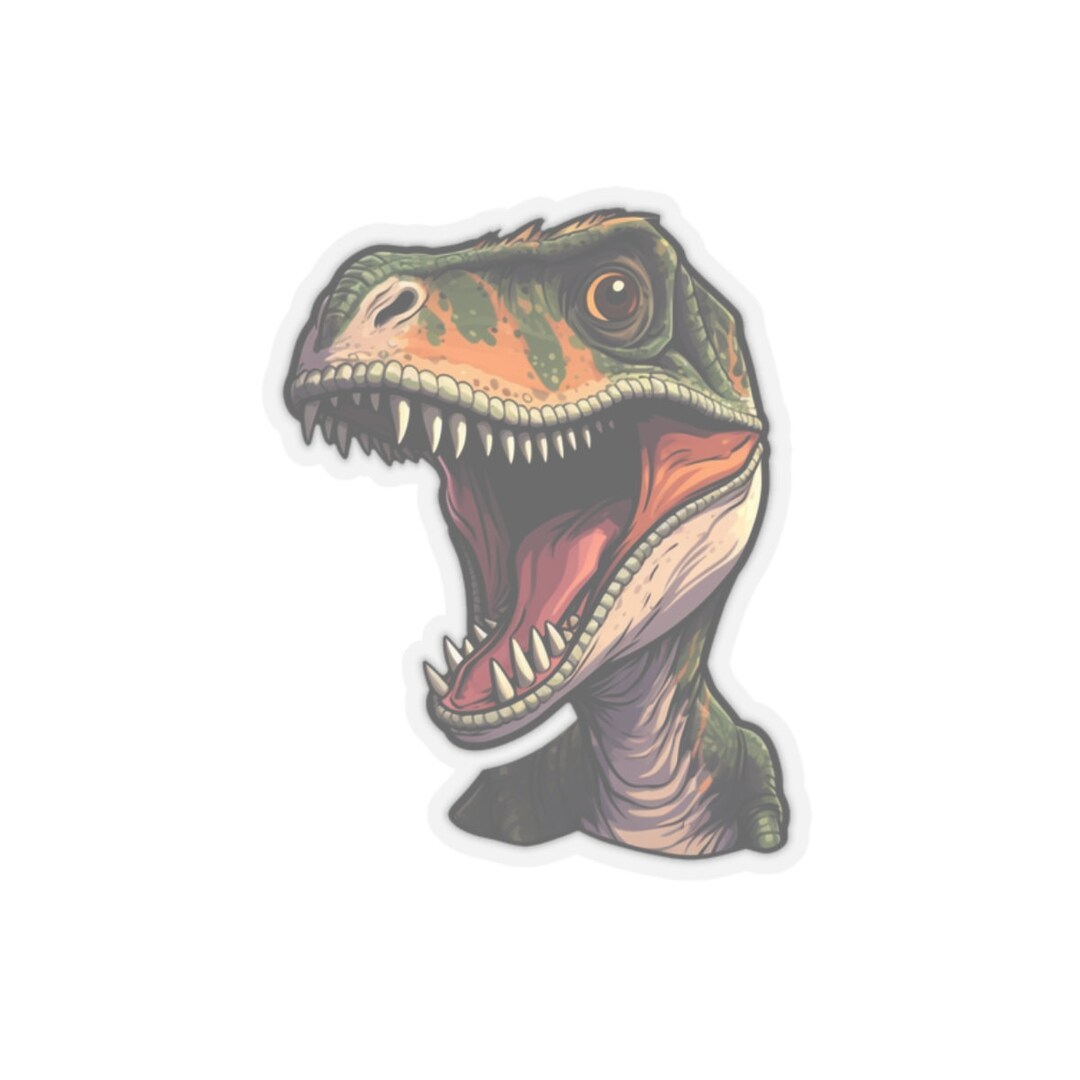 Velociraptor Dinosaur Sticker Prehistoric Decal Jurassic Park Laptop ...