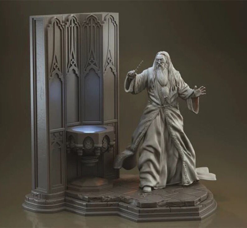 Dumbledore STL, Pensieve STL, Dumbledore 3D Model, Dumbledore 3D Print ...