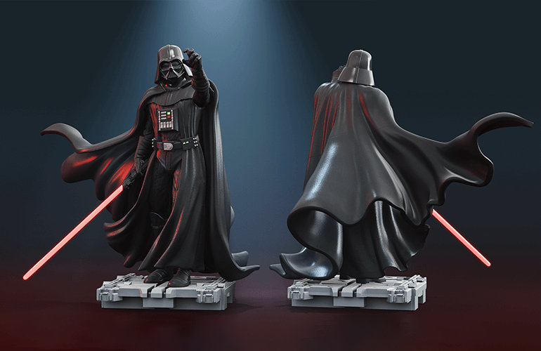 Darth Vader STL, Darth Vader 3D Model, Darth Vader 3D Print Files ...