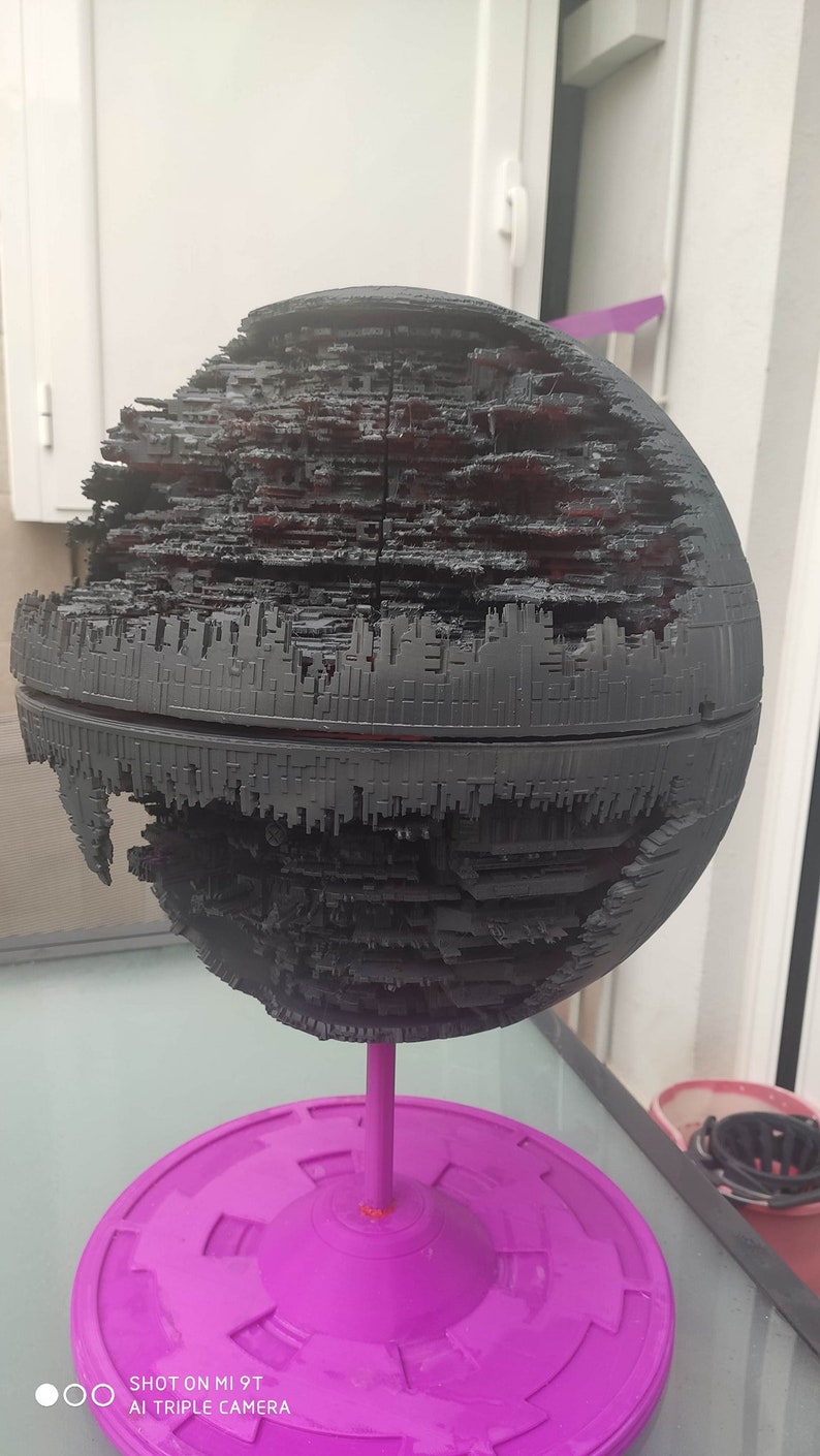 Death Star STL, Death Star 3D Model, Death Star 3D Print Files, Death ...