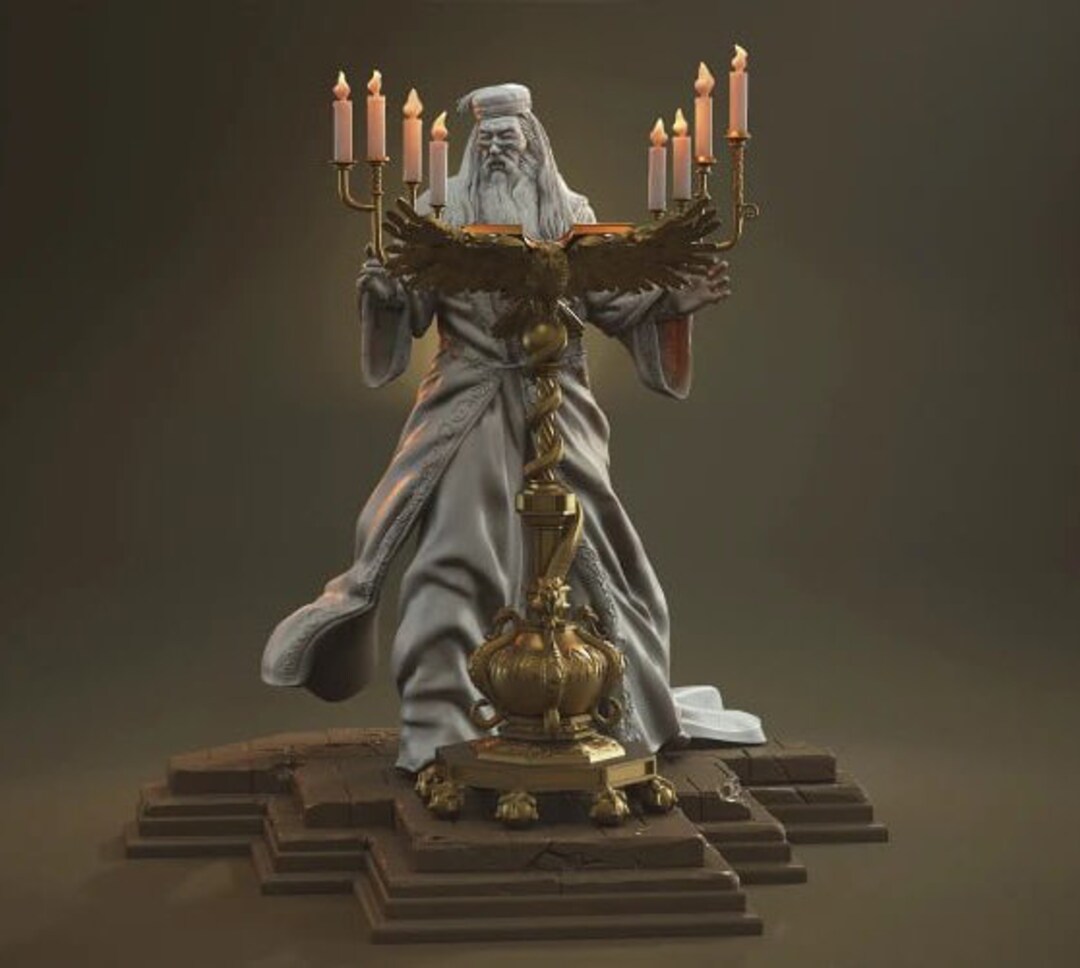 Dumbledore STL, Pensieve STL, Dumbledore 3D Model, Dumbledore 3D Print ...