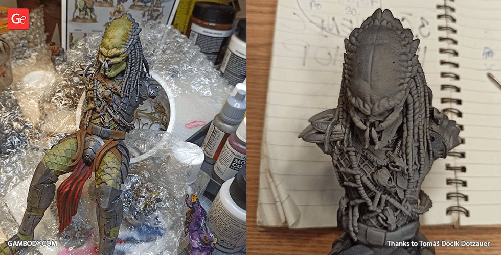 Predator on Throne STL, Predator 3D Model, Predator 3D Print Files ...