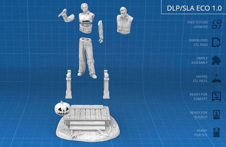 Michael Myers STL, Michael Myers 3D Model, Michael Myers 3D Print File ... Michael Myers STL, Michael Myers 3D Model, Michael Myers 3D Print File ...