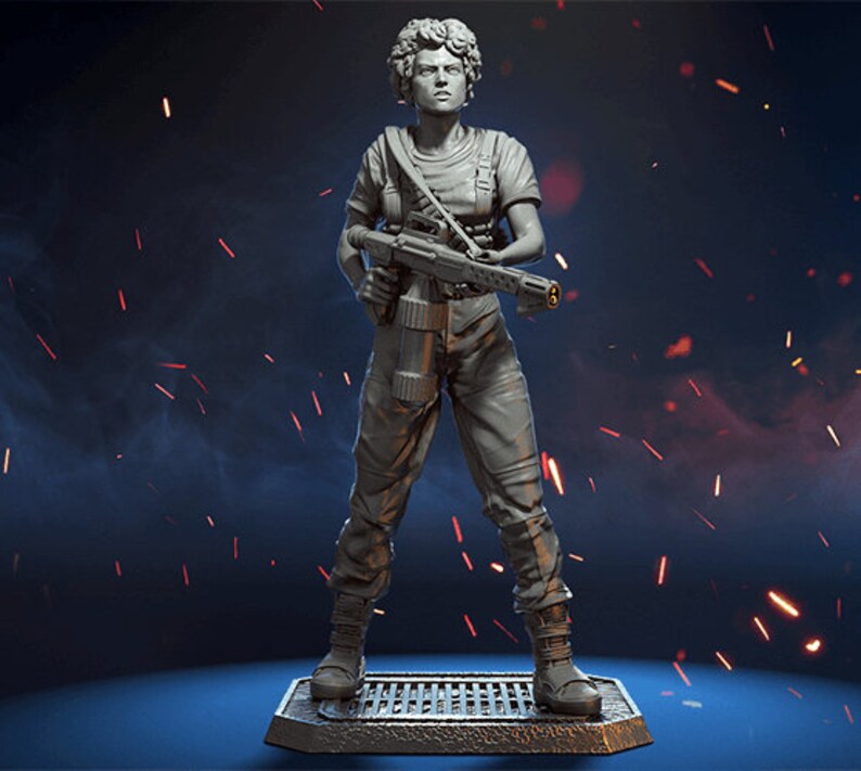 Ellen Ripley STL, Ellen Ripley 3D Model, Ellen Ripley 3D Print Files ...