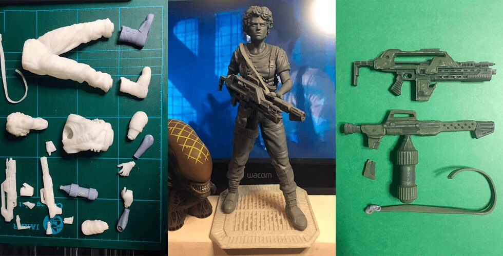 Ellen Ripley STL, Ellen Ripley 3D Model, Ellen Ripley 3D Print Files ...