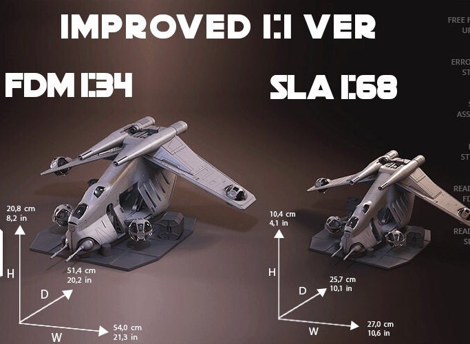 Laat-i Gunship STL, Laat-i Gunship 3D Model, Laat-i Gunship 3D Print ...