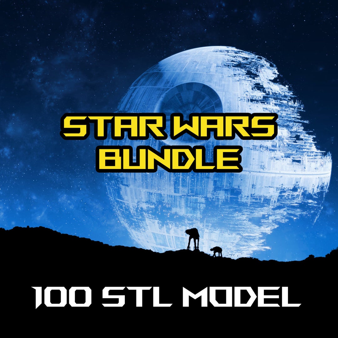 Star Wars STL Pack, Star Wars STL Bundle, Star Wars 3D Model, Star Wars ...