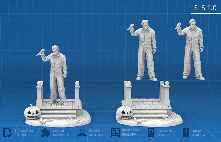 Michael Myers STL, Michael Myers 3D Model, Michael Myers 3D Print File ... Michael Myers STL, Michael Myers 3D Model, Michael Myers 3D Print File ...