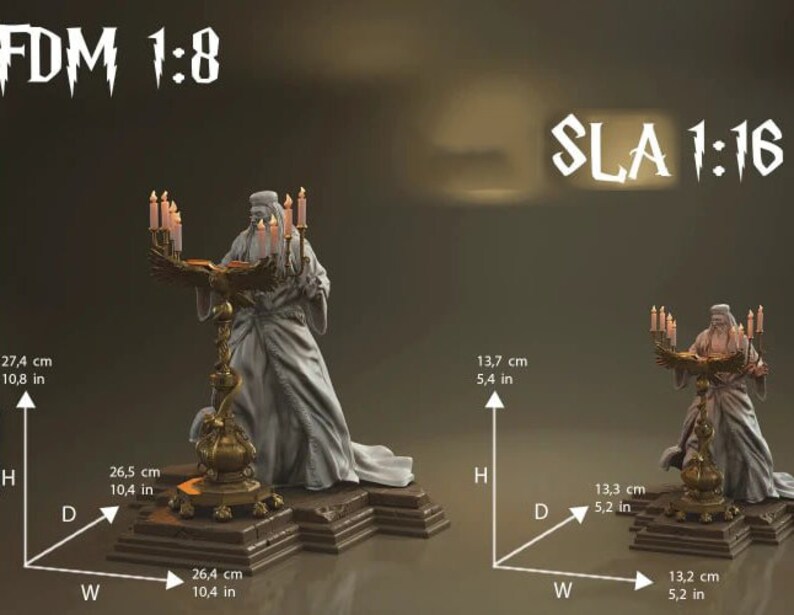 Dumbledore STL, Pensieve STL, Dumbledore 3D Model, Dumbledore 3D Print ...