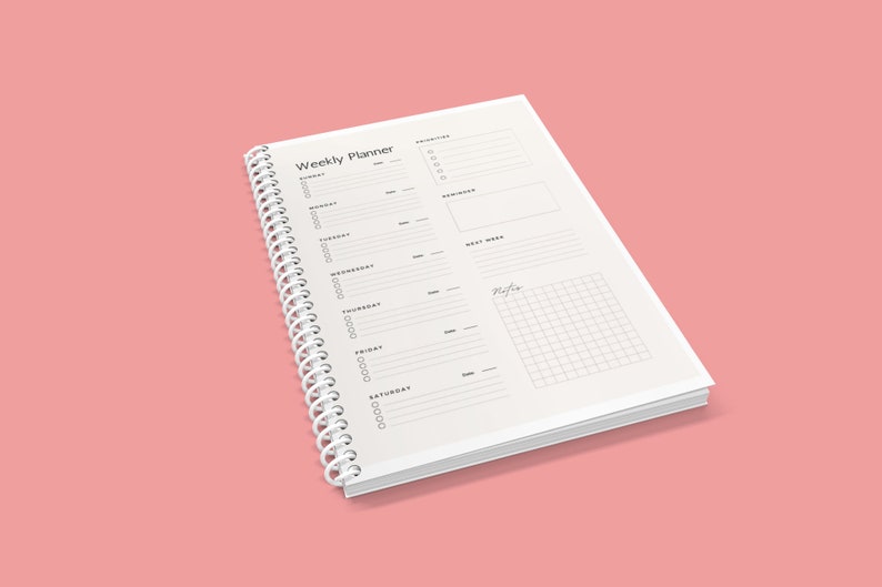 PRINTABLE DAILY PLANNER | Printable Productivity Day Planner for Work ...