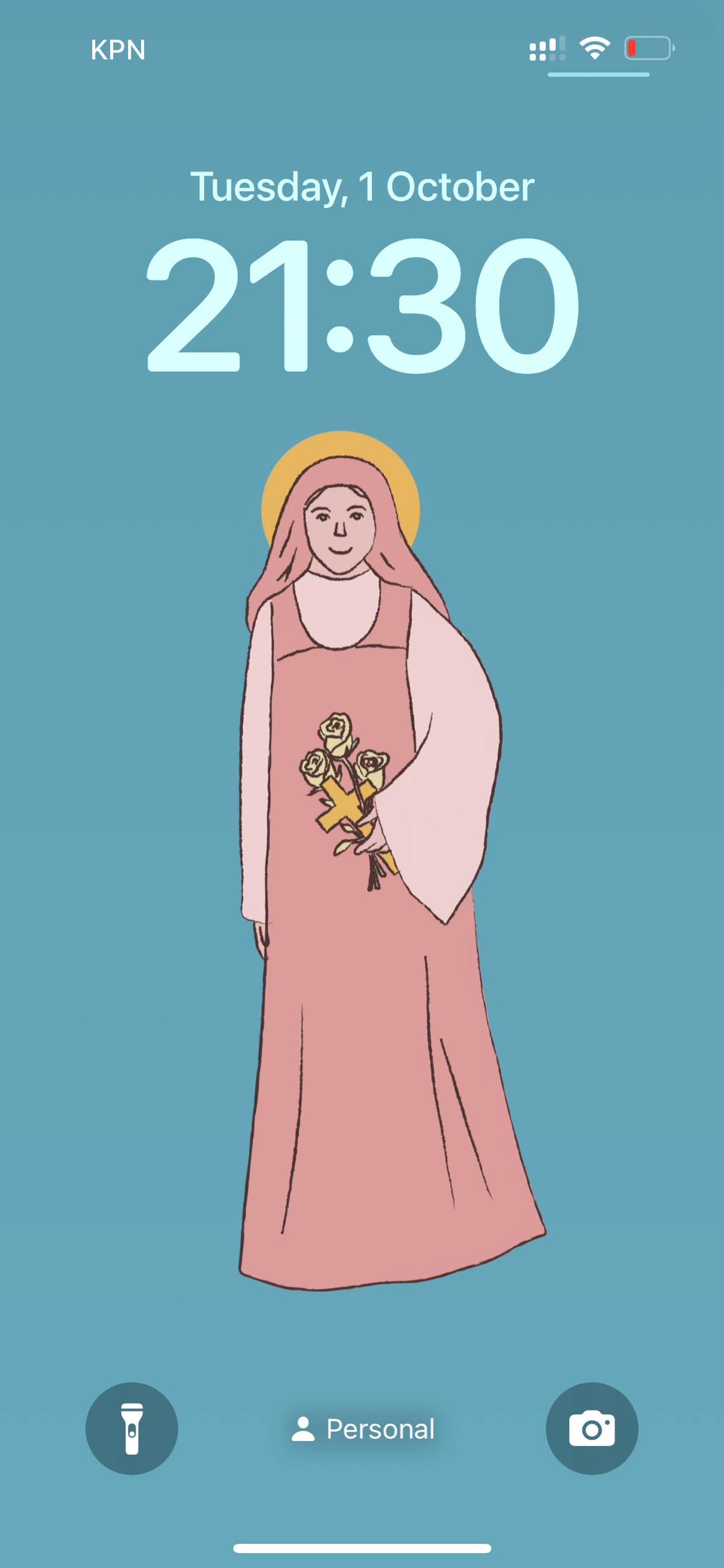 Saint Therese of Lisieux Wallpaper, Little Flower Lockscreen, Christian ...