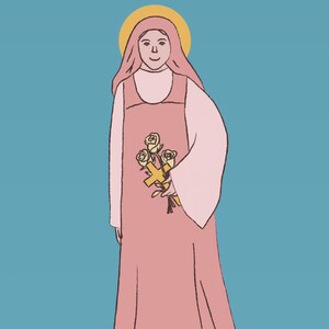 Saint Therese of Lisieux Wallpaper, Little Flower Lockscreen, Christian ...