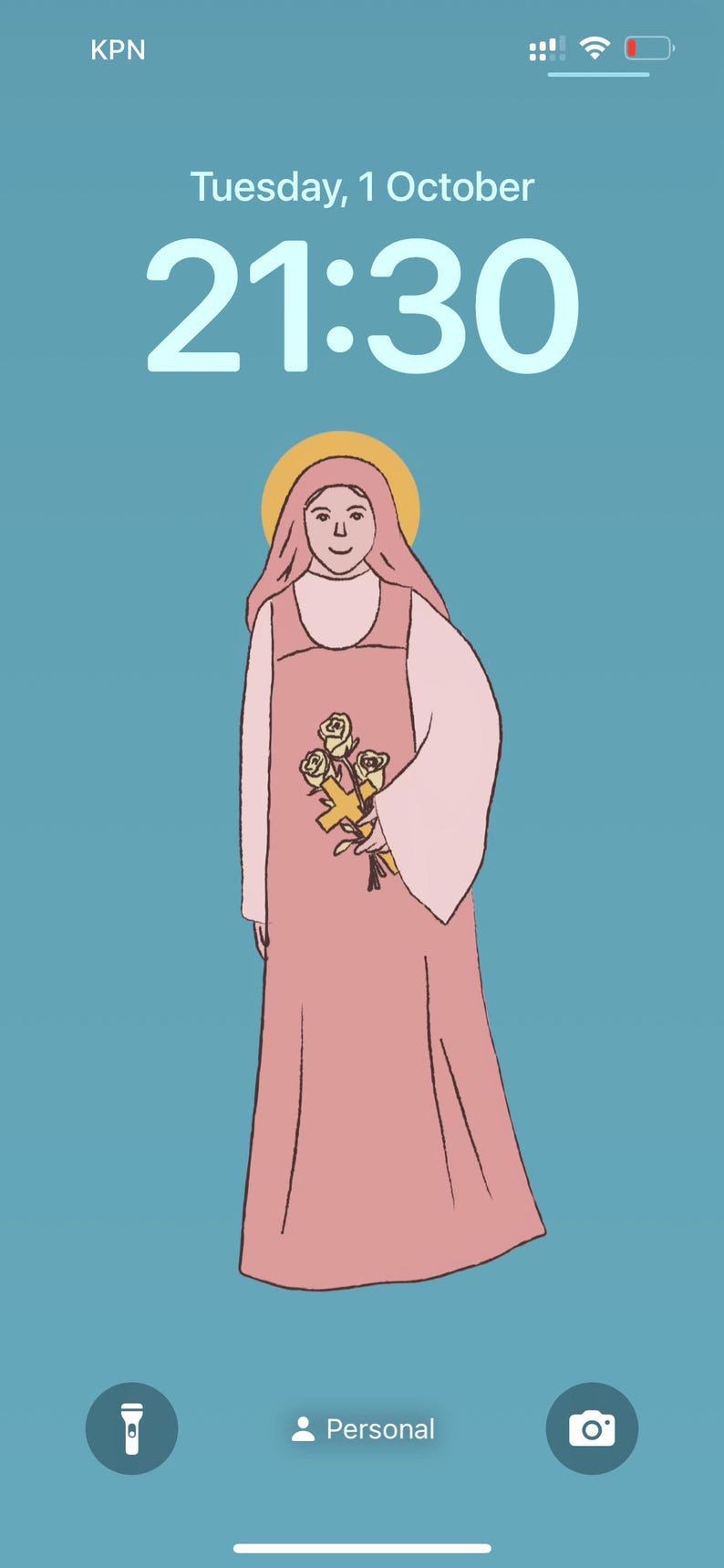 Saint Therese of Lisieux Wallpaper, Little Flower Lockscreen, Christian ...