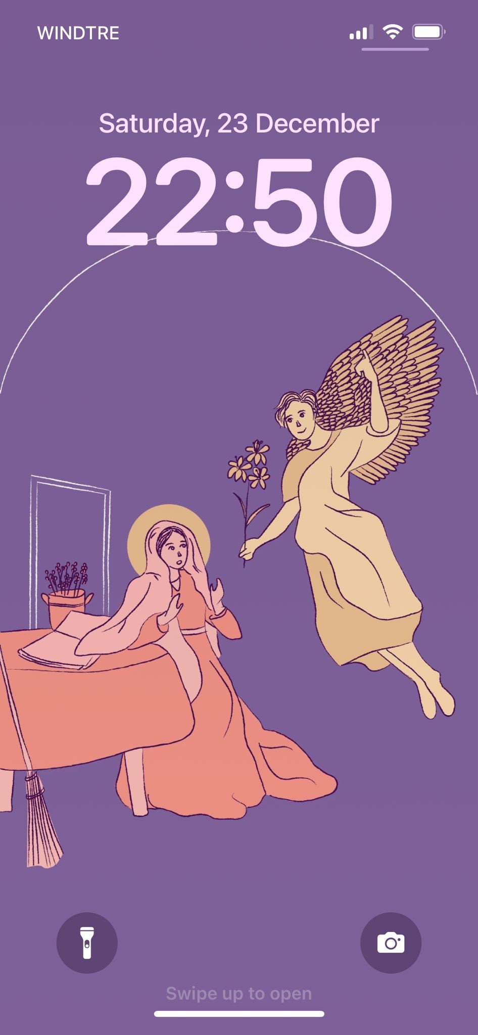 Annunciation Wallpaper, Catholic Lock Screen, Christian Iphone, Holy ...