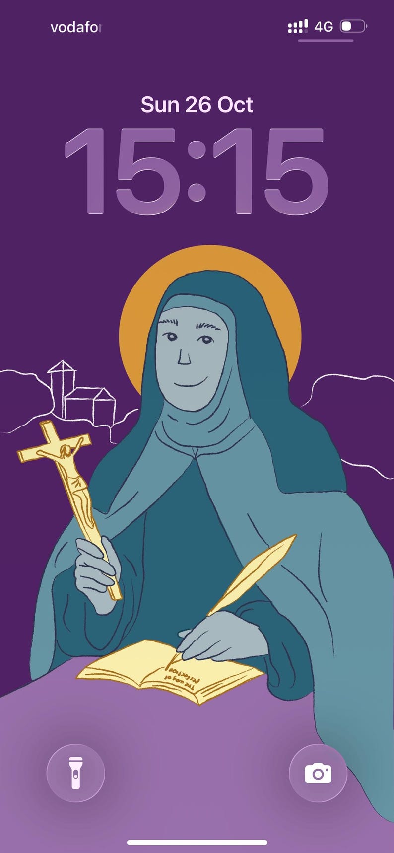 St Teresa of Ávila Wallpaper, St Teresa Lockscreen, Christian Iphone ...