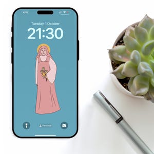 Saint Therese of Lisieux Wallpaper, Little Flower Lockscreen, Christian ...