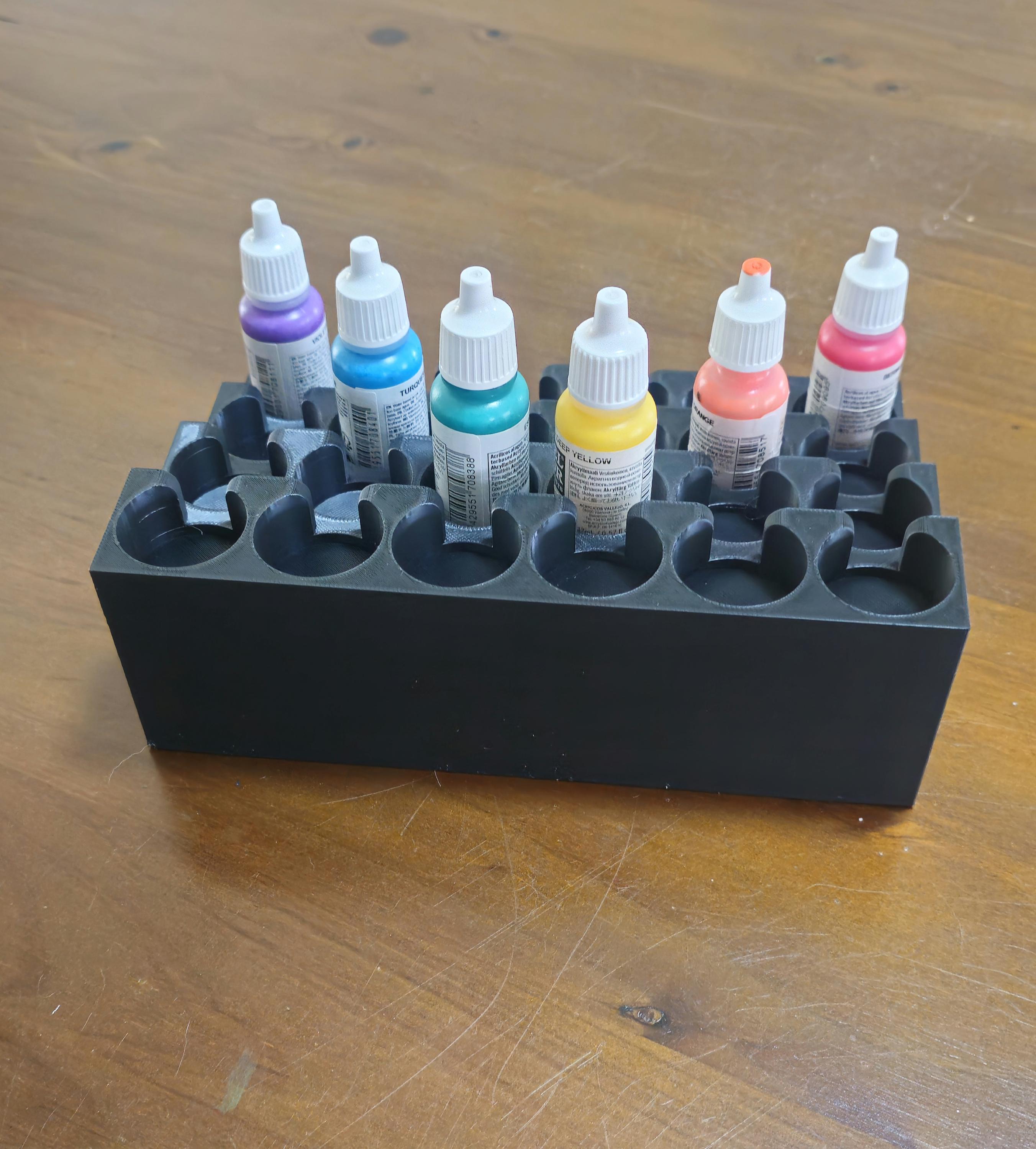 Hobby Paint Rack - 3D Printed Storage for 24 Paints - Etsy