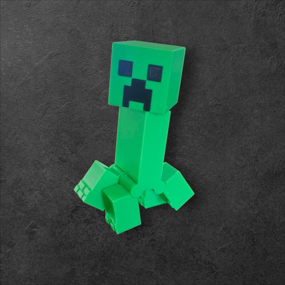 Creeper Flexi - 3D Printed - Articulated - Minecraft Collectible - Etsy